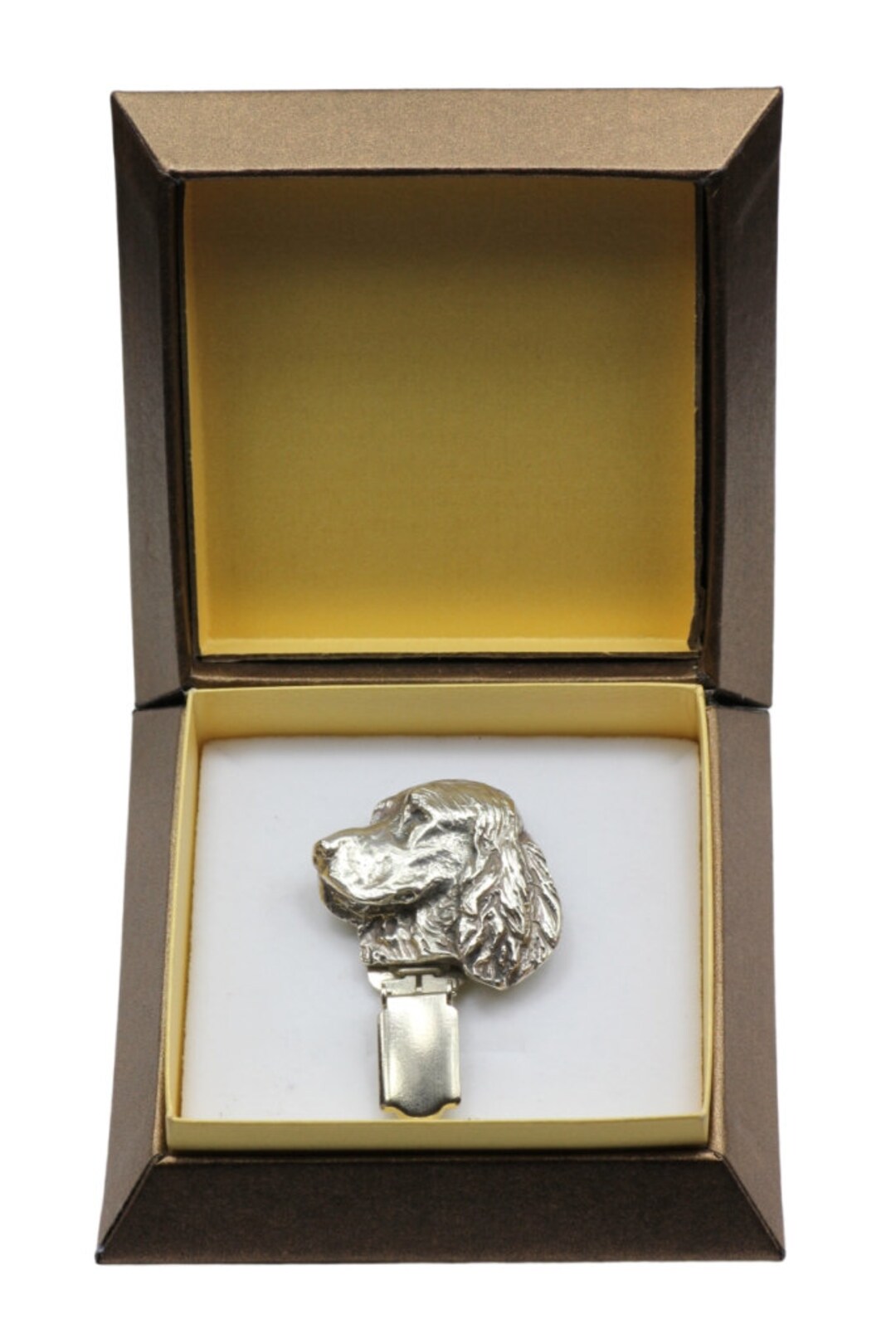 NEW, English Springer Spaniel, Dog Clipring, in Casket, Dog Show Ring ...