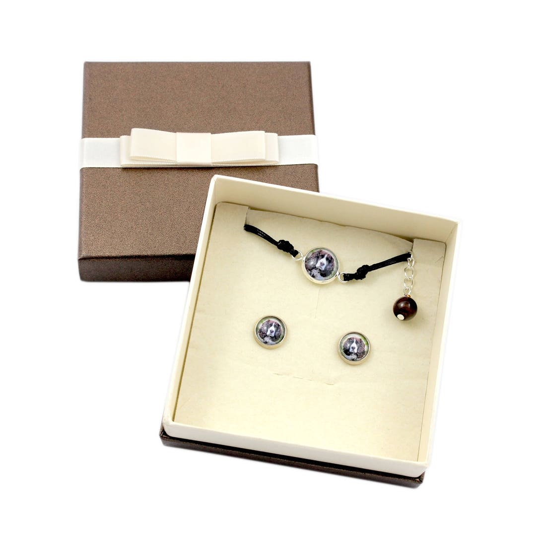 English Springer Spaniel. Jewelry With Box for People Who Love Dogs ...