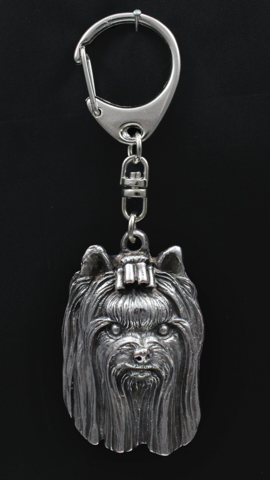 York Terrier, Dog Keyring, Keychain, Limited Edition, Artdog . Dog ...