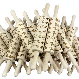 Engraved Rolling Pin - American Eskimo Dog - Laser Engraved Rolling Pin ...