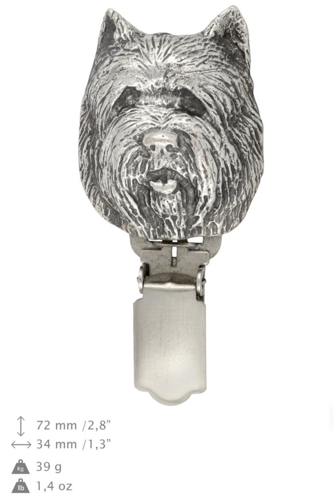 Cairn Terrier, Dog Clipring, Dog Show Ring Clip/number Holder, Limited ...