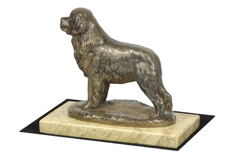 Newfoundland, Dog Sand Marble Base Statue, Limited Edition, Artdog ...