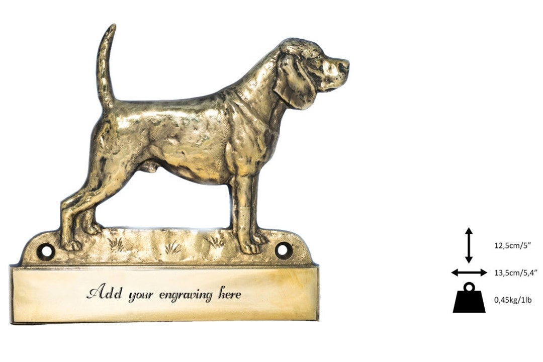 Beagle, Dog Plaque, Can Be Engraved, Limited Edition, Artdog - Etsy
