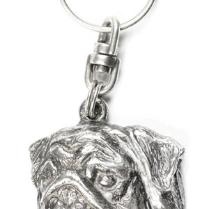 NEW, Pug, Dog Keyring, Key Holder, in Casket, Limited Edition, Artdog ...