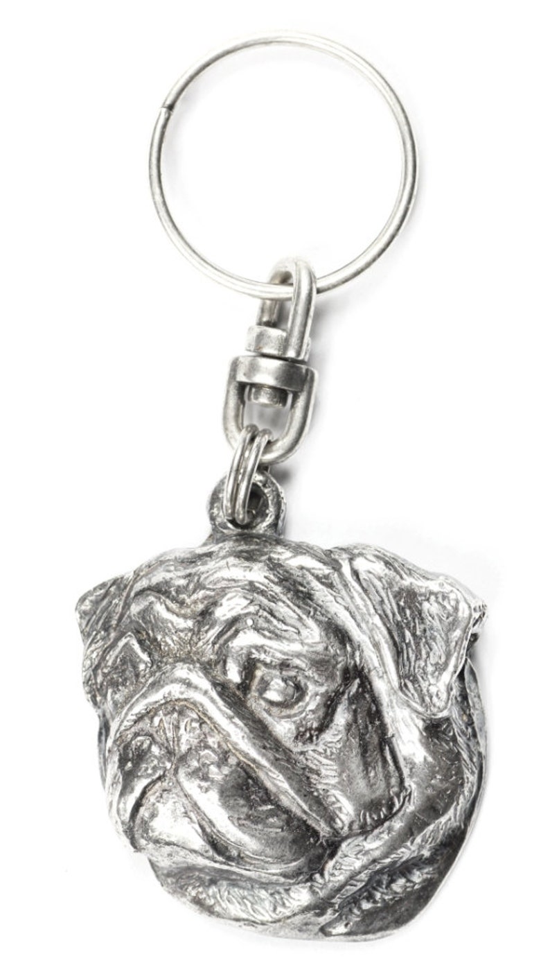 NEW Pug Dog Keyring Key Holder in Casket Limited Edition - Etsy