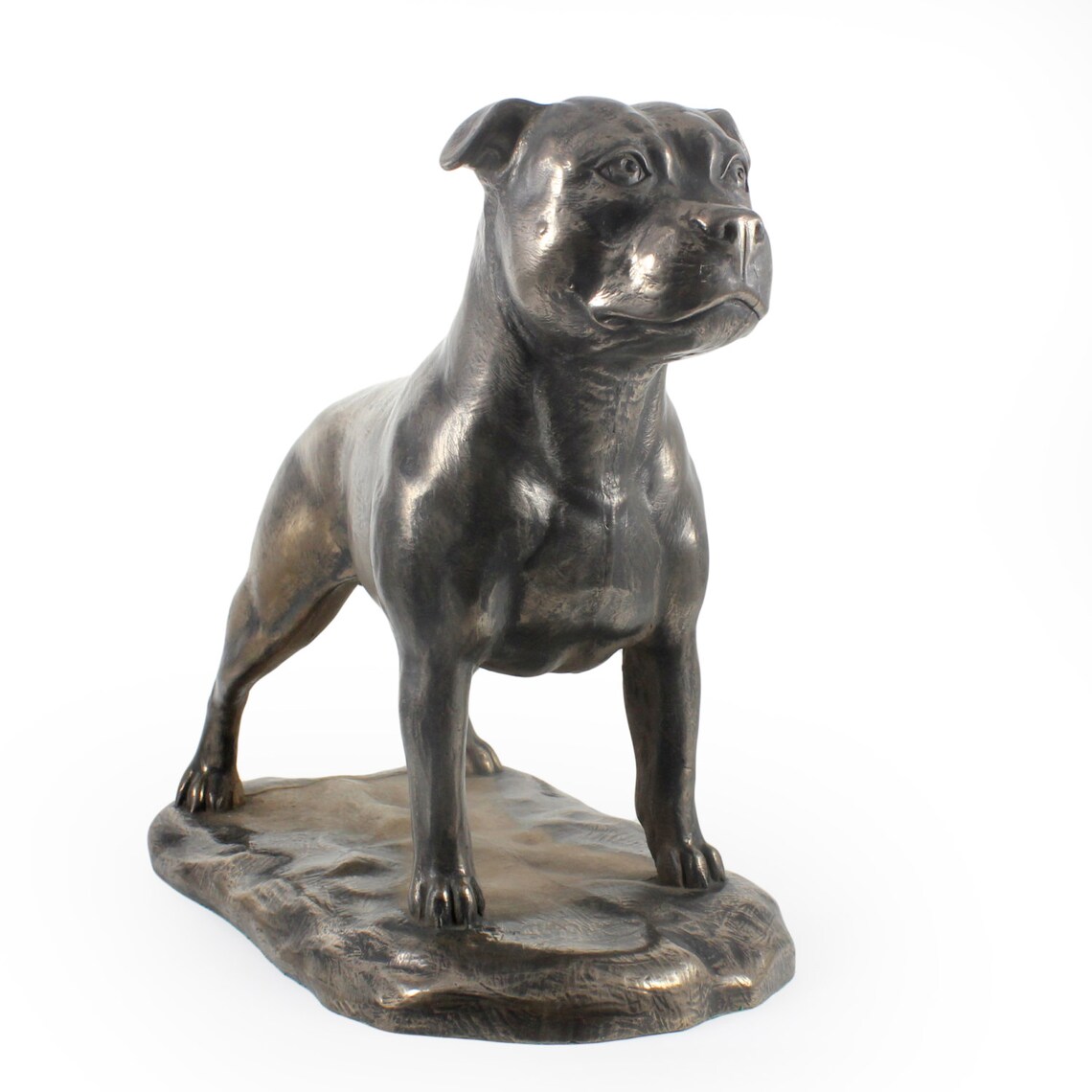 Staffordshire Terrier Exclusive Dog on Base Base Statue - Etsy