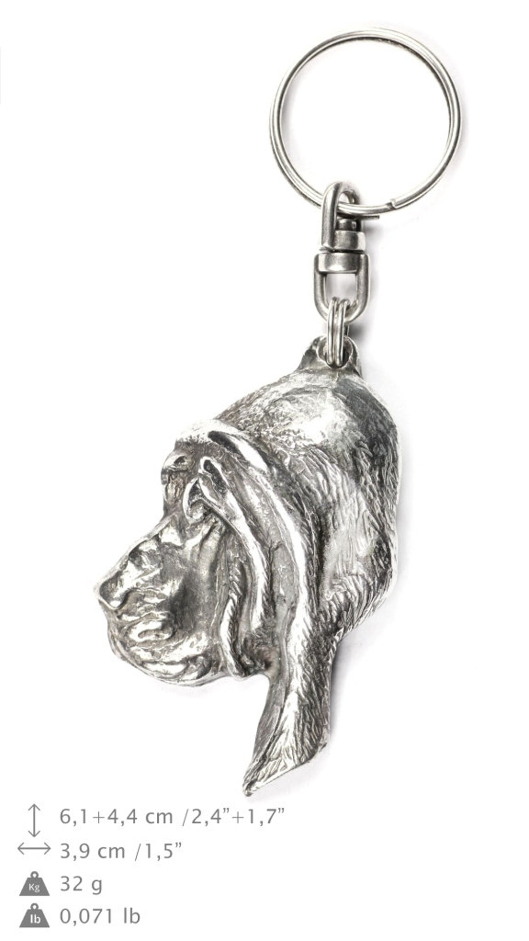 NEW, Bloodhound, Dog Keyring, Key Holder, Limited Edition, Artdog . Dog ...