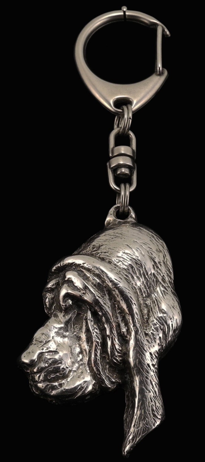 Bloodhound Dog Keyring Keychain Limited Edition Artdog . - Etsy