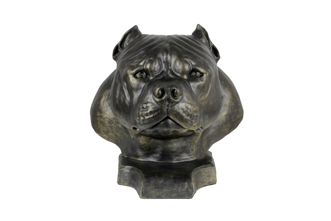 American Bully, Dog Big Head Statue, Limited Edition, Artdog - Etsy