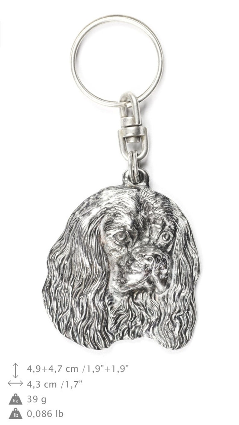 NEW Cavalier King Charles Spaniel Dog Keyring Key Holder | Etsy