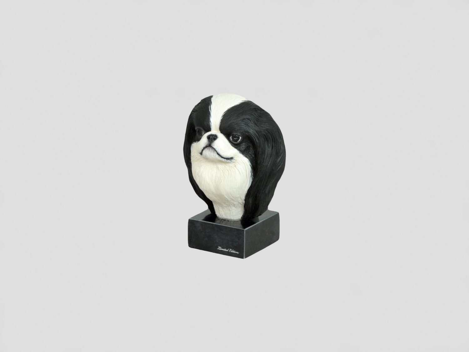 Japanese Chin, Dog Marble Statue, Painted, Limited Edition, Make Your ...