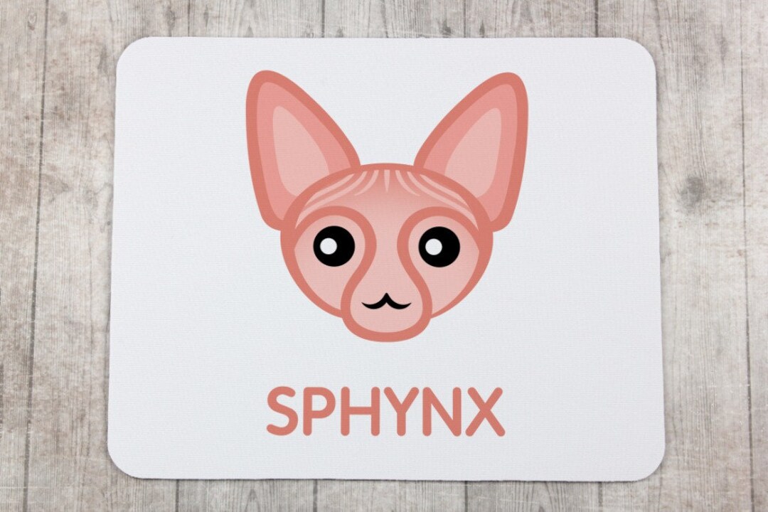 A Computer Mouse Pad With a Sphynx Cat. A New Collection With the Cute ...