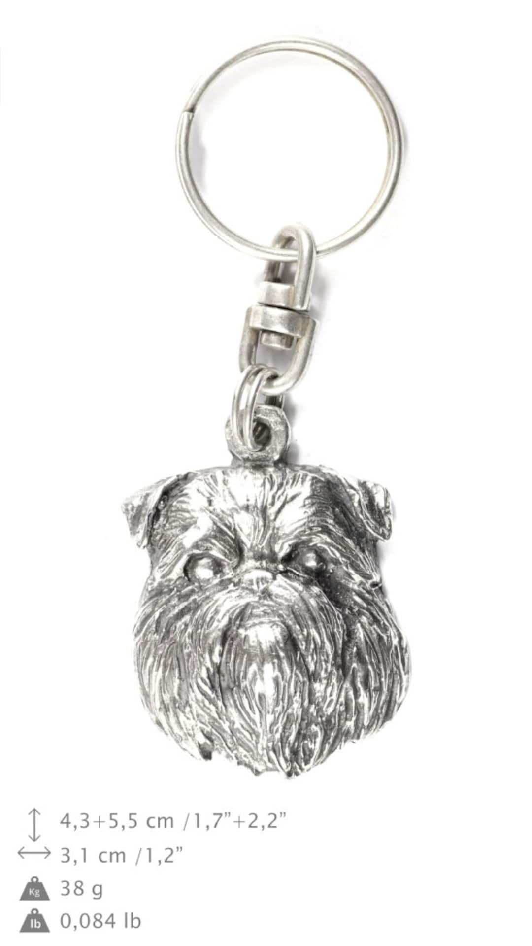 NEW, Griffon, Dog Keyring, Key Holder, Limited Edition, Artdog . Dog ...
