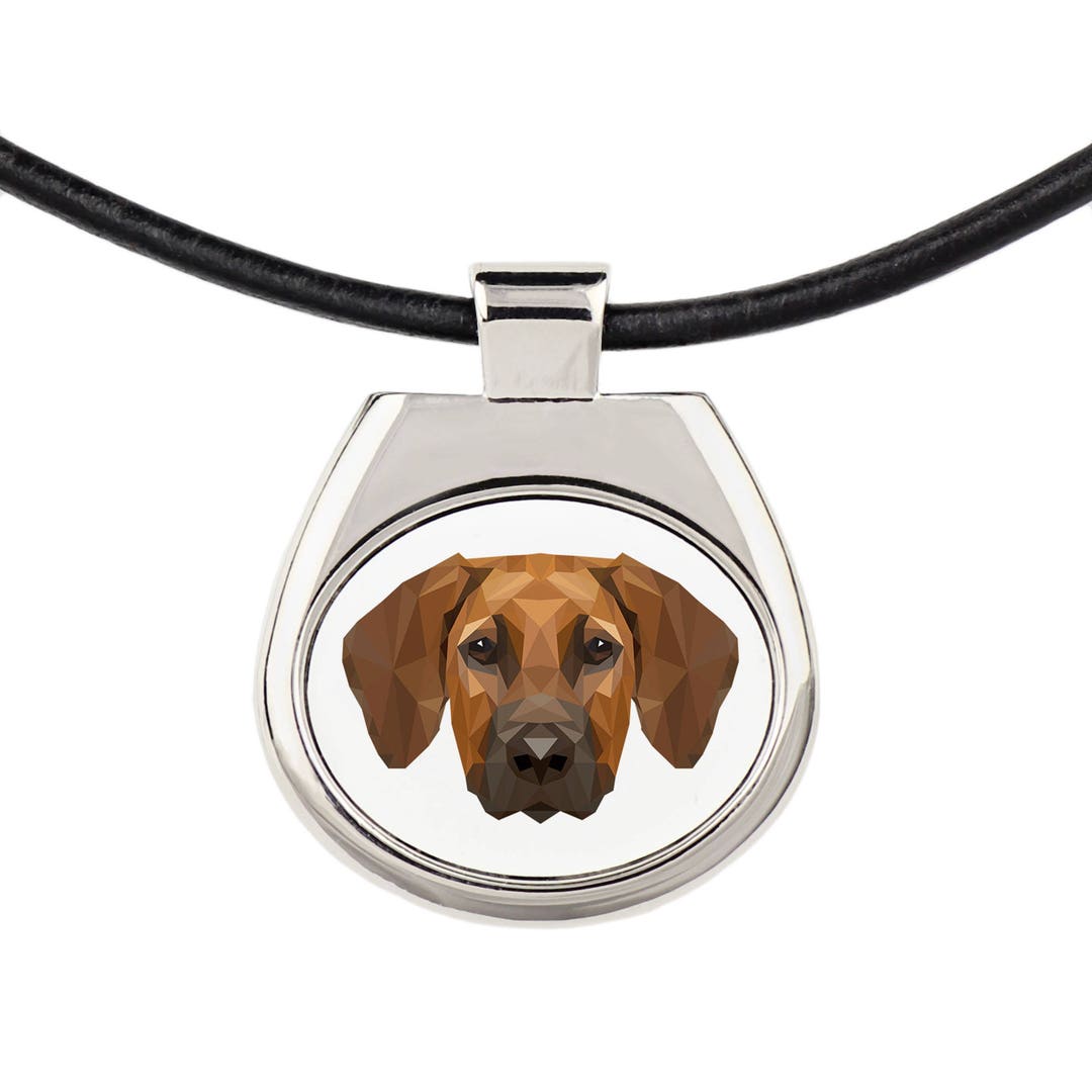 A Necklace With a Rhodesian Ridgeback Dog. A New Collection With the ...