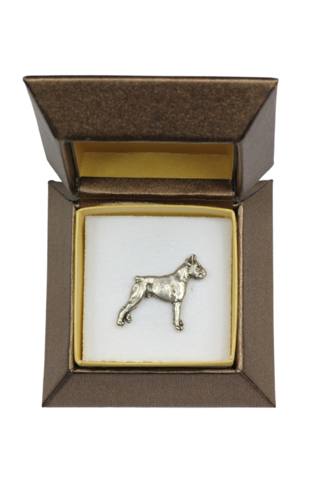 NEW, Boxer (body), Dog Pin, in Casket, Limited Edition, Artdog - Etsy