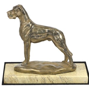 Great Dane, Dog Sand Marble Base Statue, Limited Edition, Artdog. Made ...