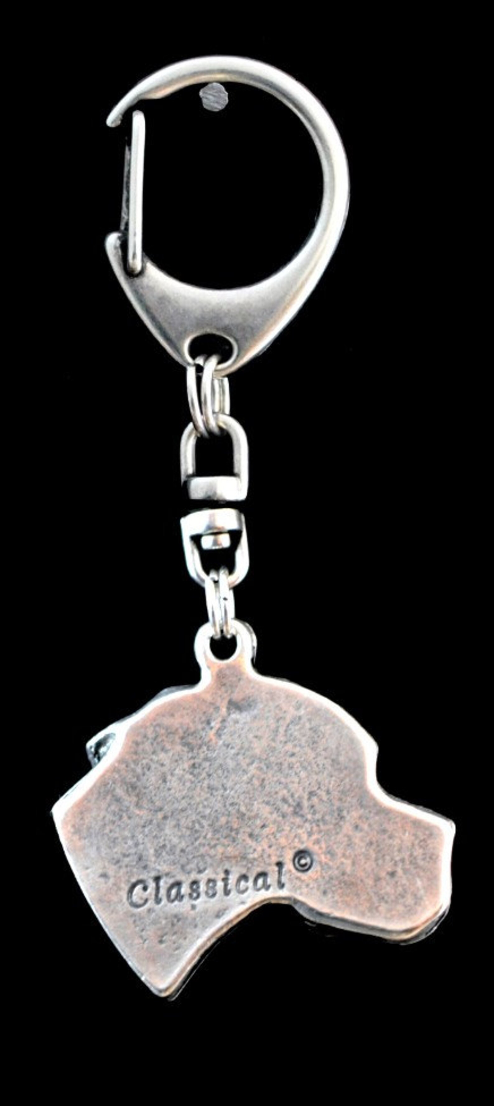 NEW, Pointer, English Pointer, Dog Keyring, Key Holder, in Casket ...