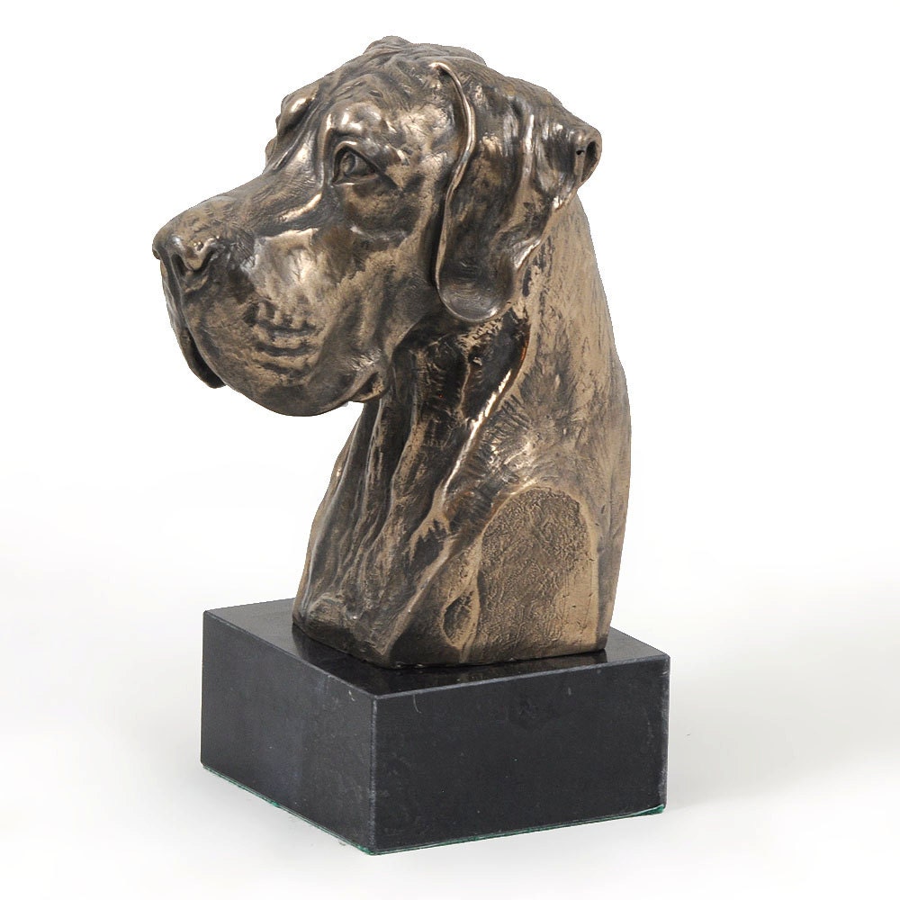 Great Dane uncropped Dog Marble Statue Limited Edition - Etsy UK
