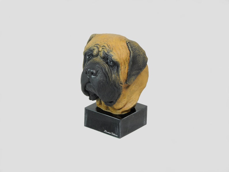 English Mastiff, Dog Marble Statue, Painted, Limited Edition, Make Your ...