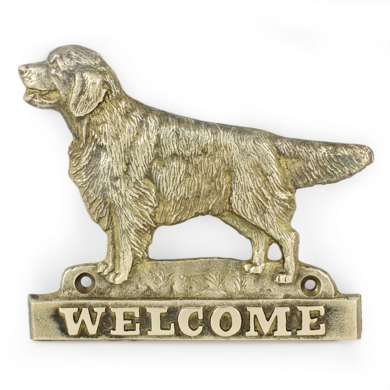 Golden Retriever, Dog Welcome, Hanging Decoration, Limited Edition ...