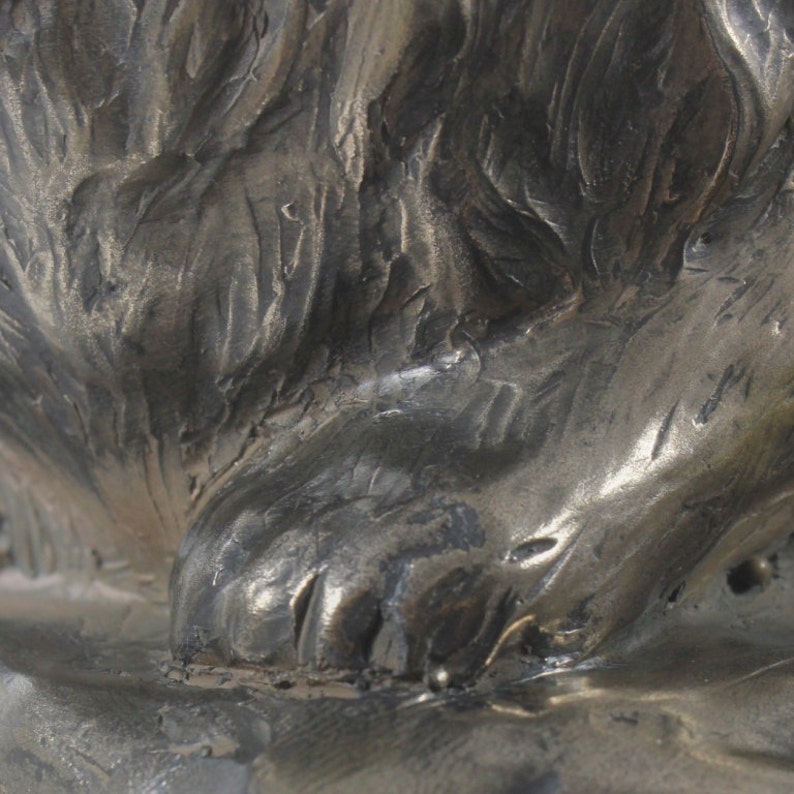 Persian Cat Cat Wooden Base Statue Limited Edition Artdog - Etsy