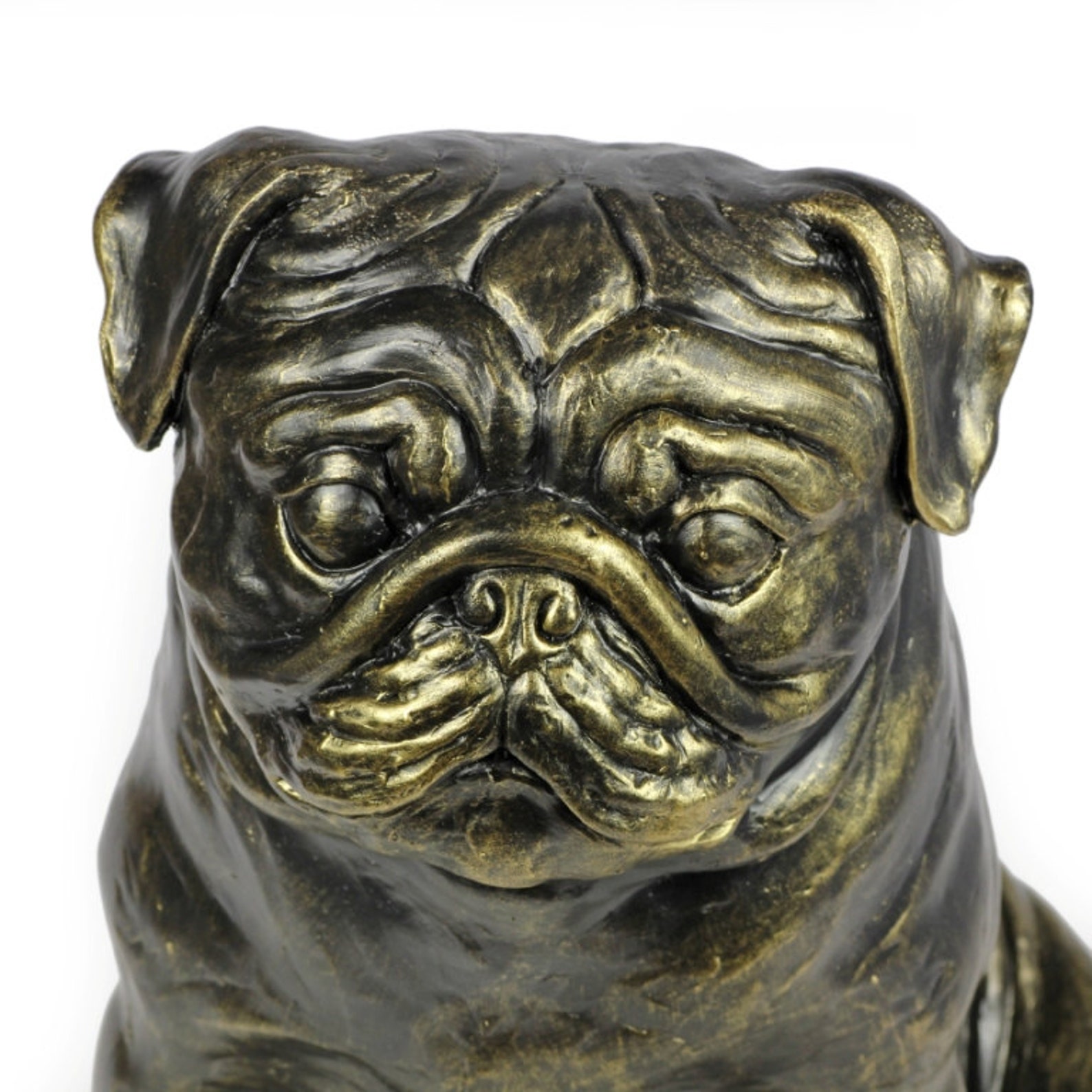 Pug Dog Natural Size Statue Limited Edition Artdog - Etsy