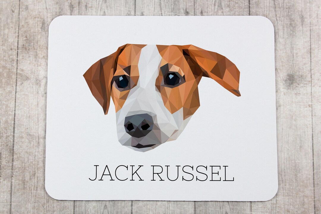 A Computer Mouse Pad With a Jack Russell Terrier Dog. A New Collection ...