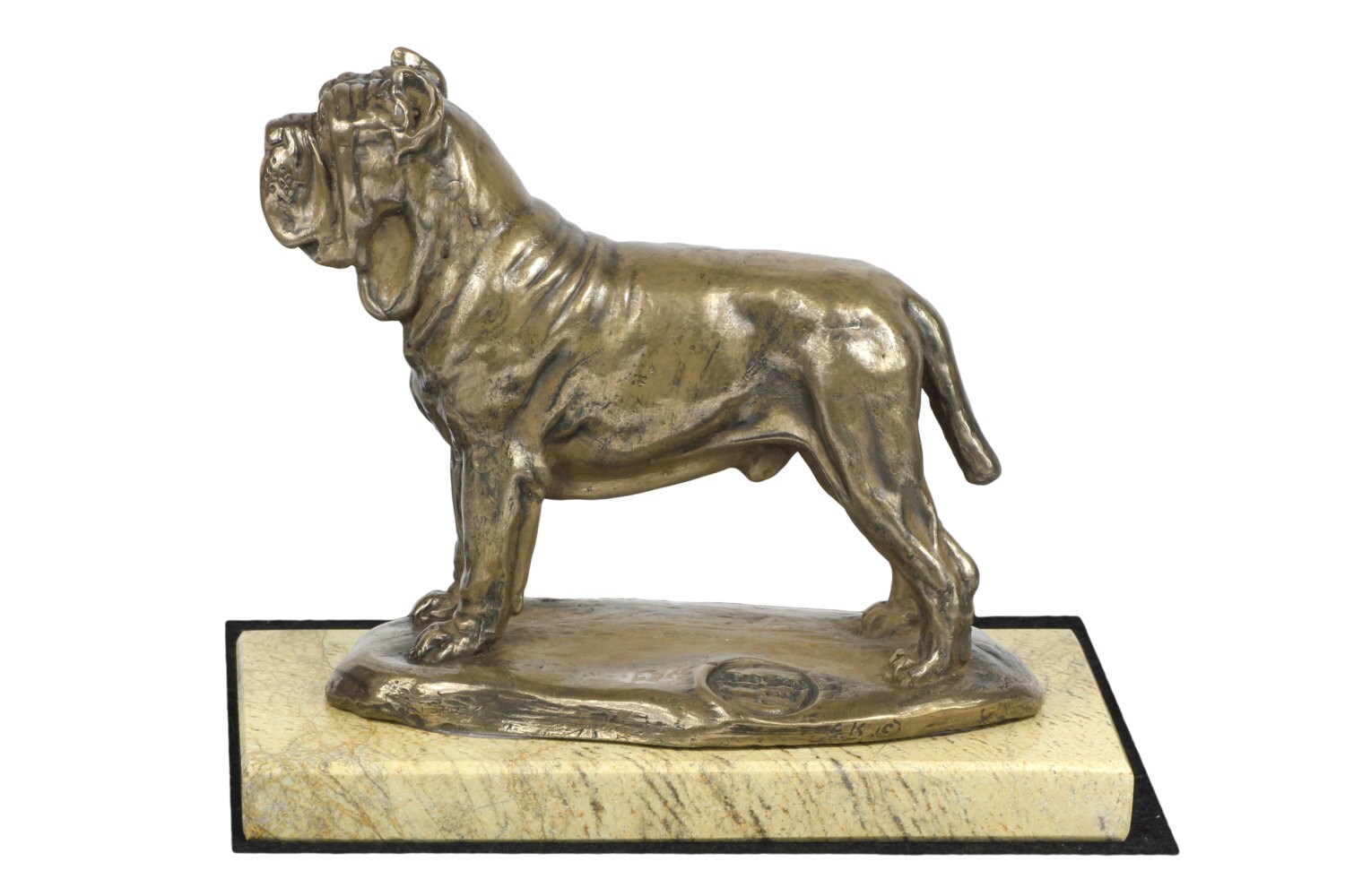 Neapolitan Mastiff , Dog Sand Marble Base Statue, Limited Edition ...