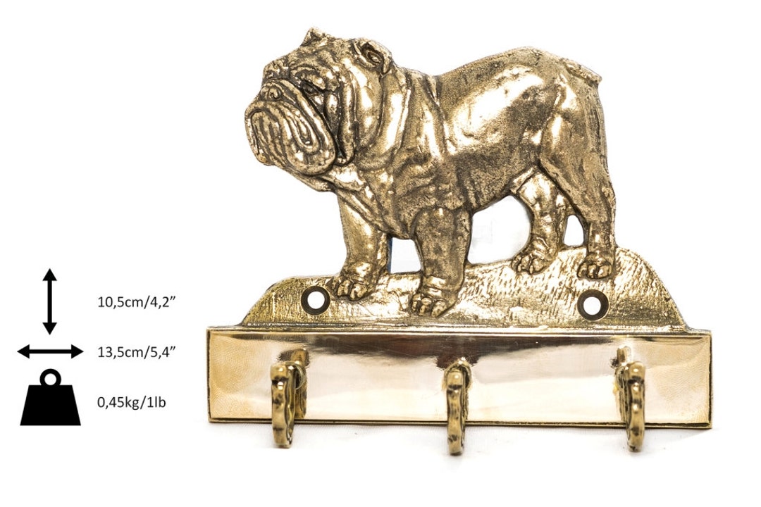 Bulldog, Dog Hanger, for Clothes, Limited Edition, Artdog - Etsy