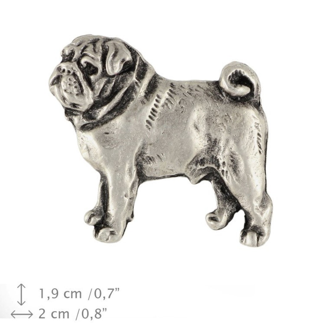 Pug, Dog Pin, Limited Edition, Artdog - Etsy