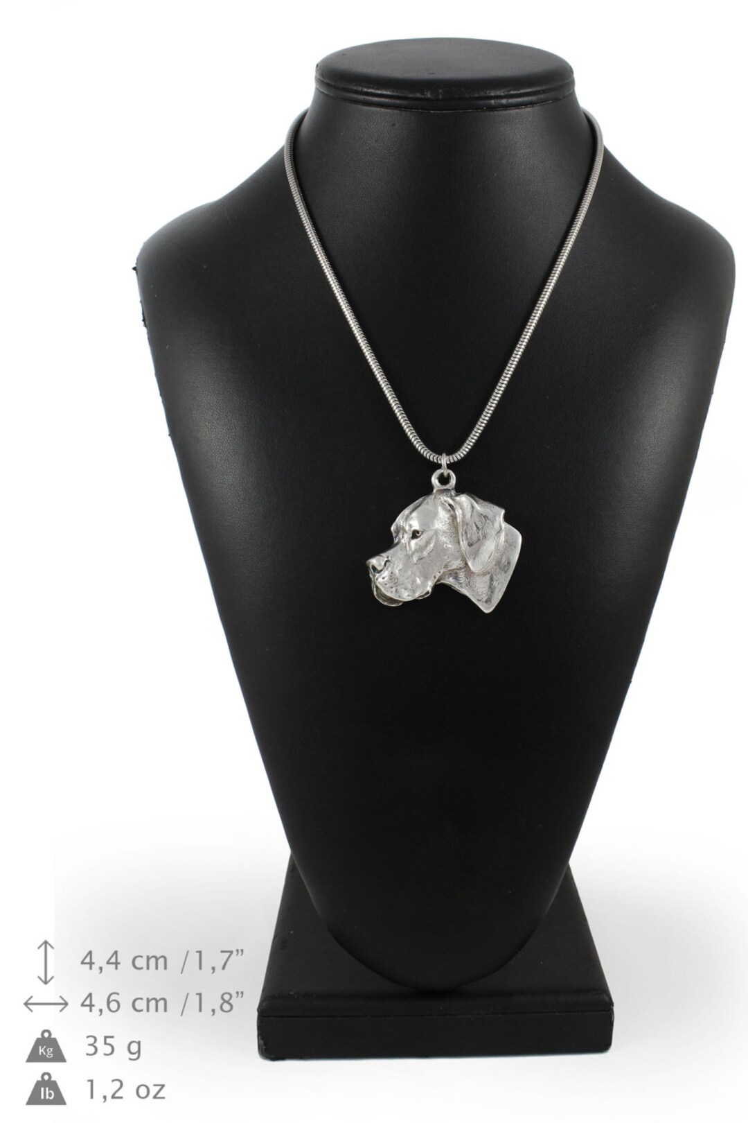 NEW, Pointer, English Pointer, Dog Necklace, Silver Cord 925, Limited ...