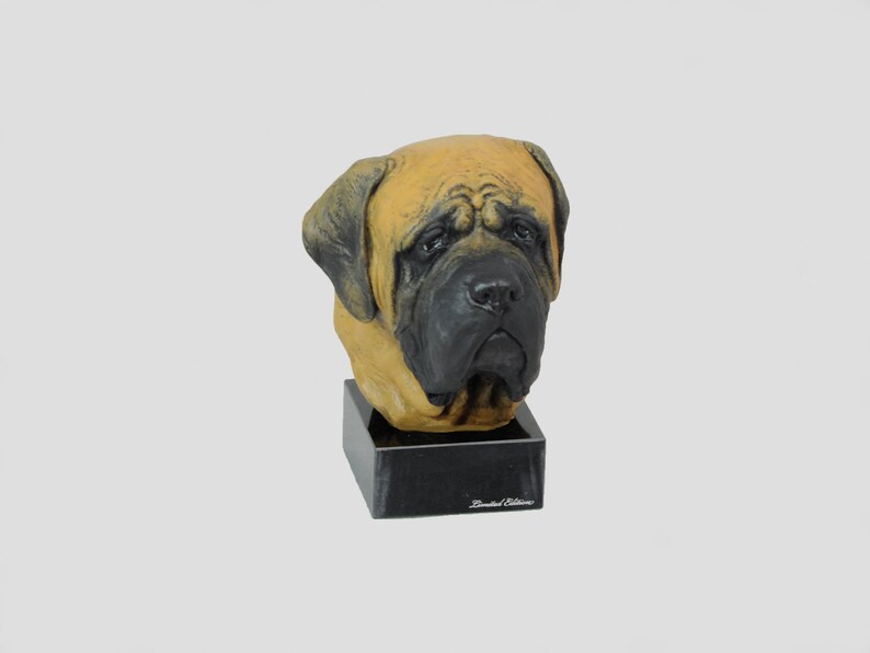 English Mastiff, Dog Marble Statue, Painted, Limited Edition, Make Your ...