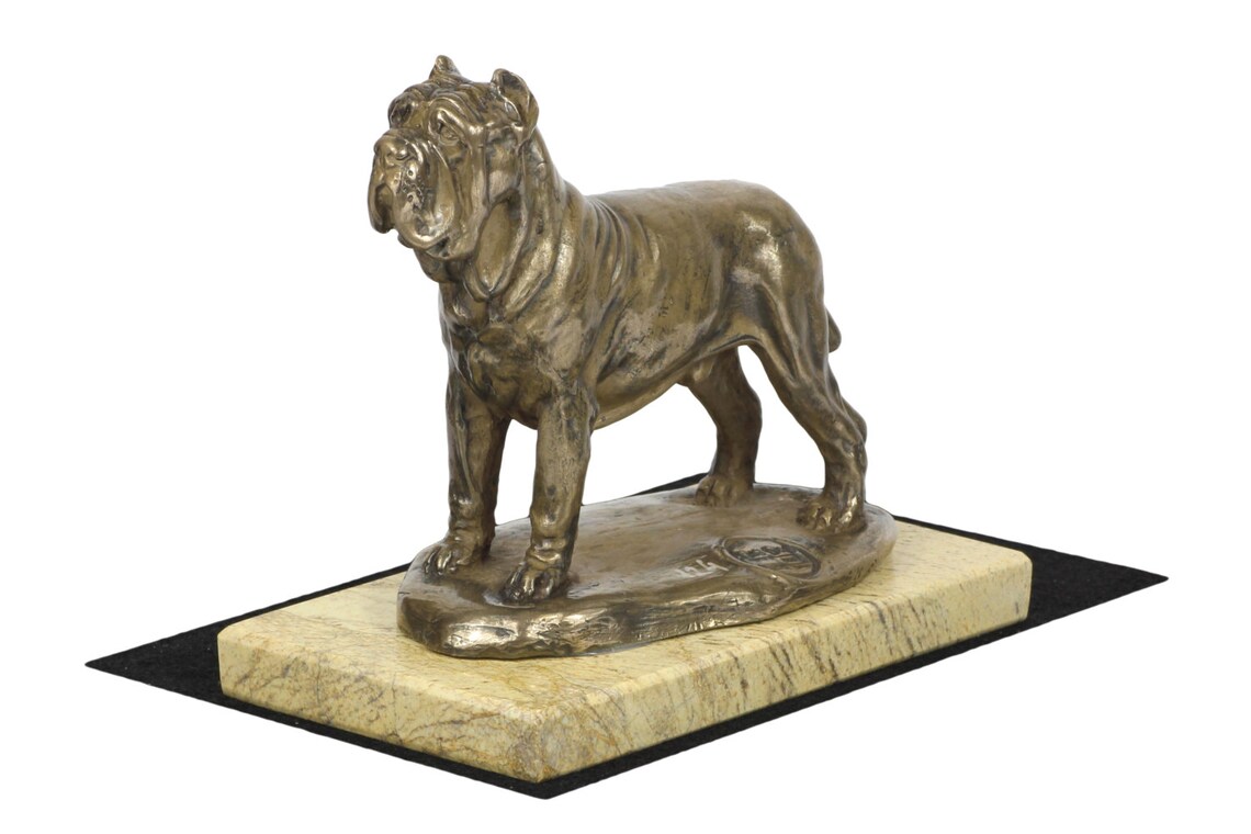 Neapolitan Mastiff , Dog Sand Marble Base Statue, Limited Edition ...