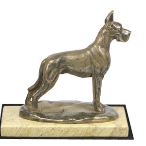 Great Dane, Dog Sand Marble Base Statue, Limited Edition, Artdog. Made ...