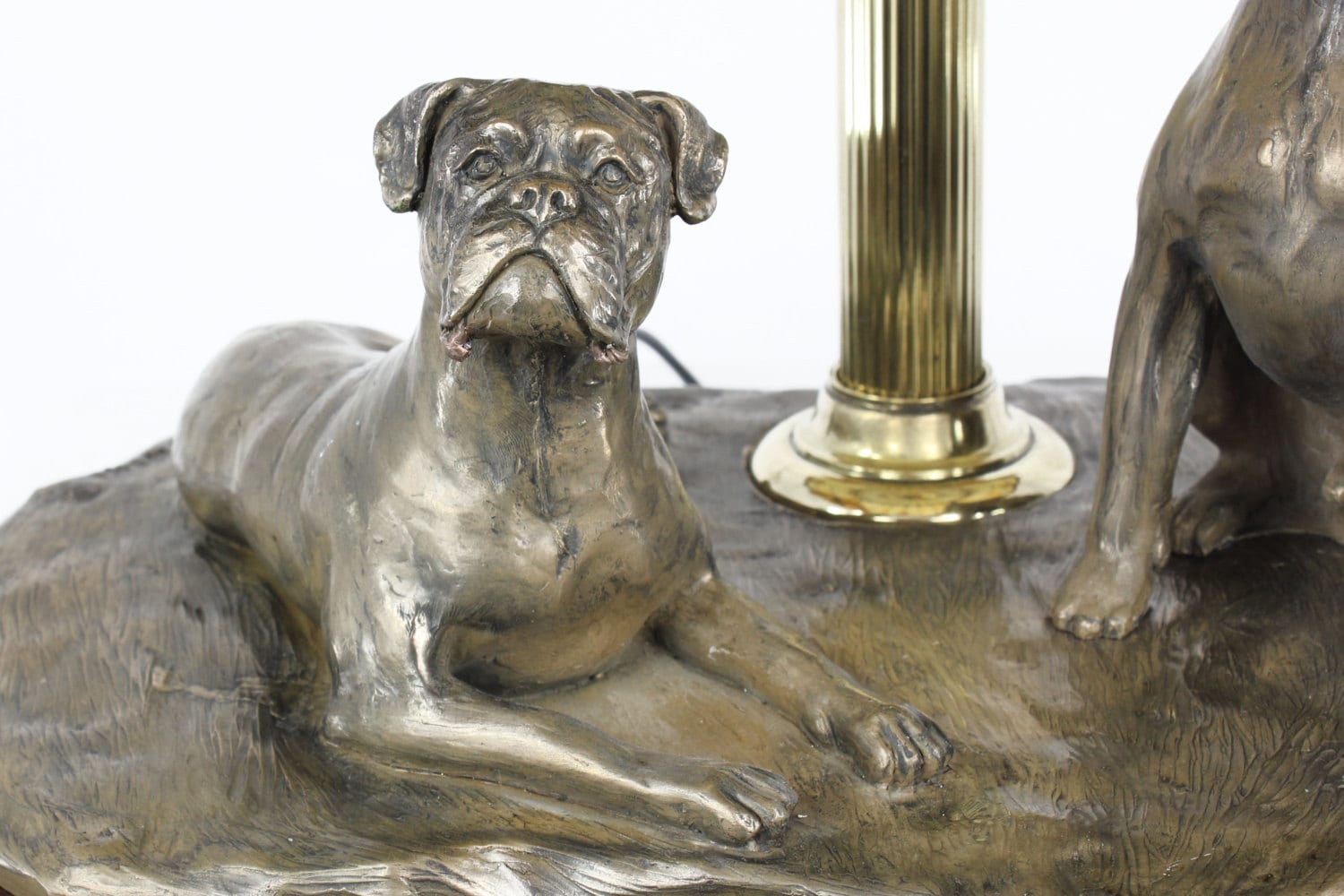 Boxer, Dog Lamp Statue, Tiffany Shade, Limited Edition, Artdog - Etsy