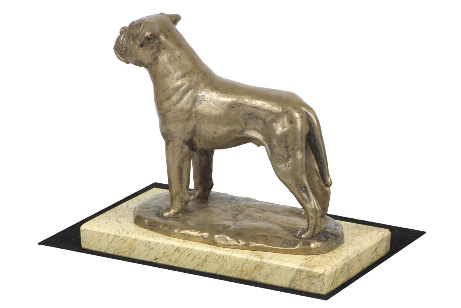 Bullmastiff Dog Sand Marble Base Statue Limited Edition | Etsy