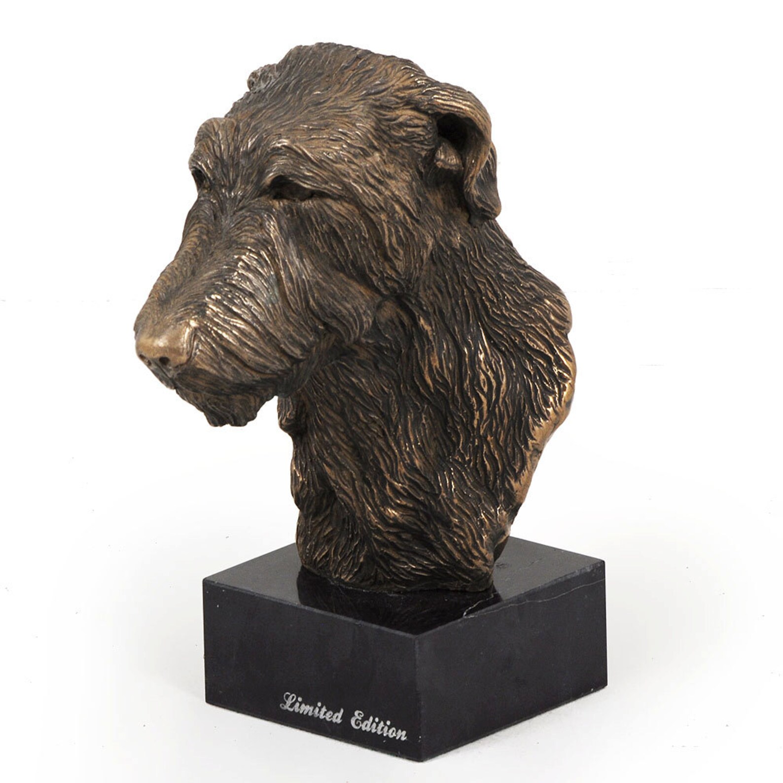 Deerhound, Dog Marble Statue, Limited Edition, Artdog. Made of Cold ...