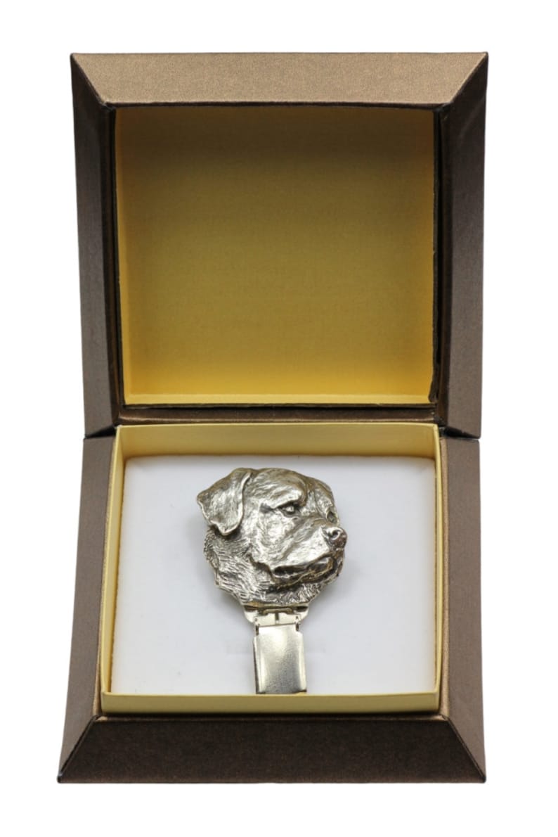 NEW Rottweiler Dog Clipring in Casket Dog Show Ring | Etsy