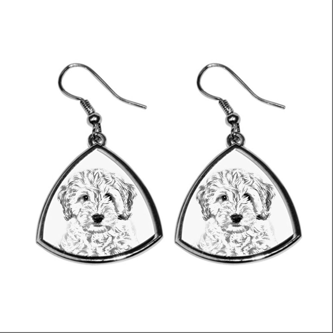 Cockapoo- NEW Collection of Earrings With Images of Purebred Dogs ...