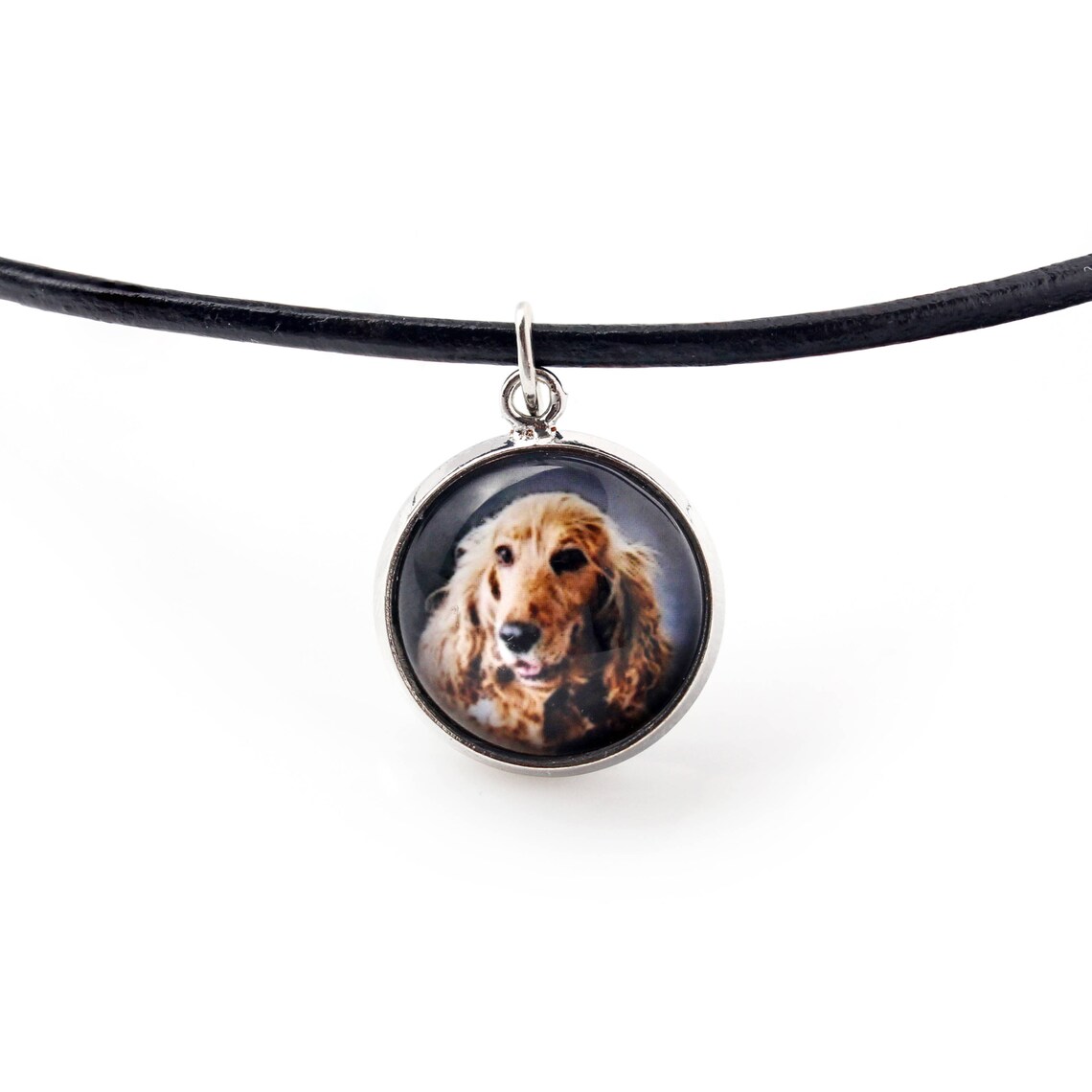 English Cocker Spaniel. Collar colgante para los amantes de | Etsy