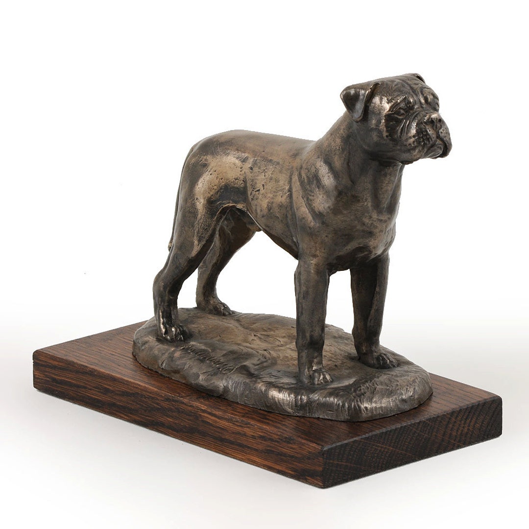 Bullmastiff, Dog Wooden Base Statue, Limited Edition, Artdog - Etsy
