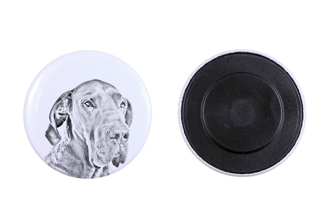 Magnet With a Dog - Great Dane - Etsy