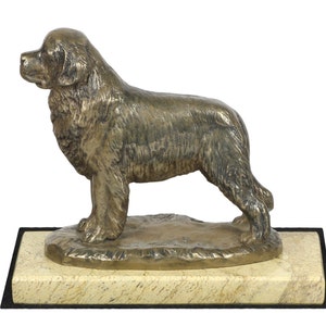 Newfoundland, Dog Sand Marble Base Statue, Limited Edition, Artdog ...