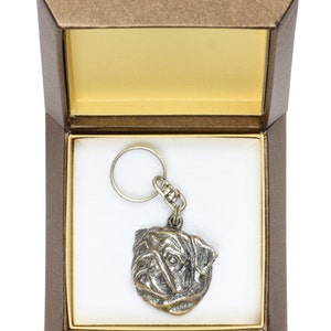 NEW, Pug, Dog Keyring, Key Holder, in Casket, Limited Edition, Artdog ...