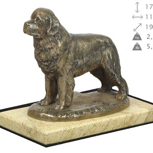 Newfoundland, Dog Sand Marble Base Statue, Limited Edition, Artdog ...
