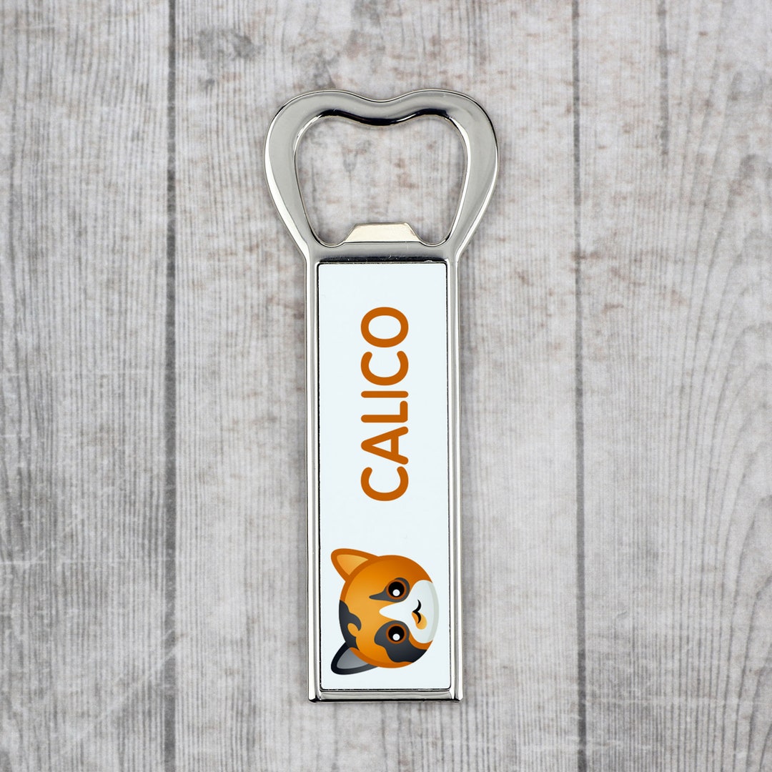 A Beer Bottle Opener With a Calico Cat. A New Collection With the Cute ...