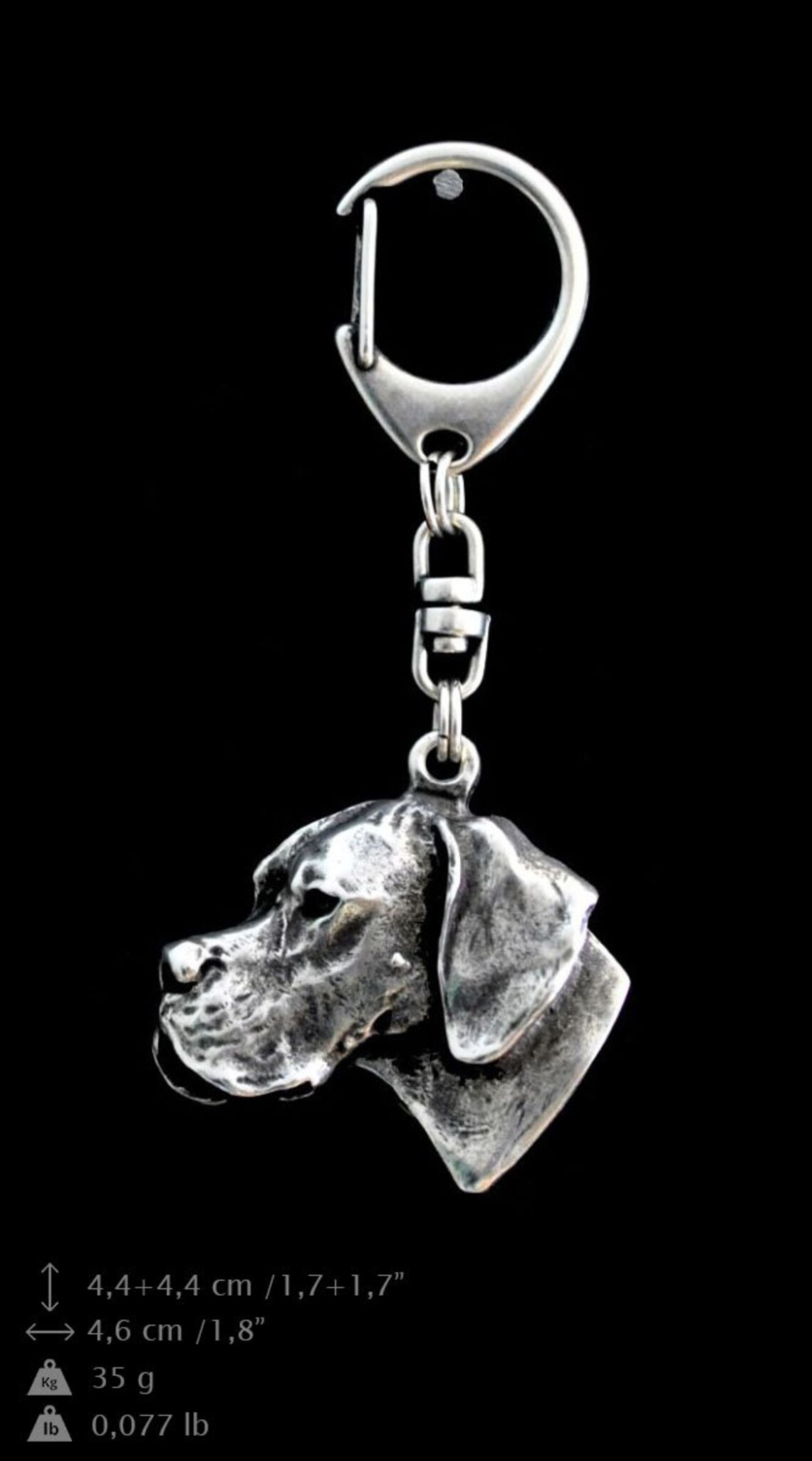 NEW Pointer English Pointer Dog Keyring Key Holder in | Etsy