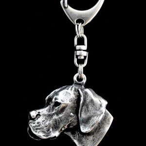 NEW, Pointer, English Pointer, Dog Keyring, Key Holder, in Casket ...