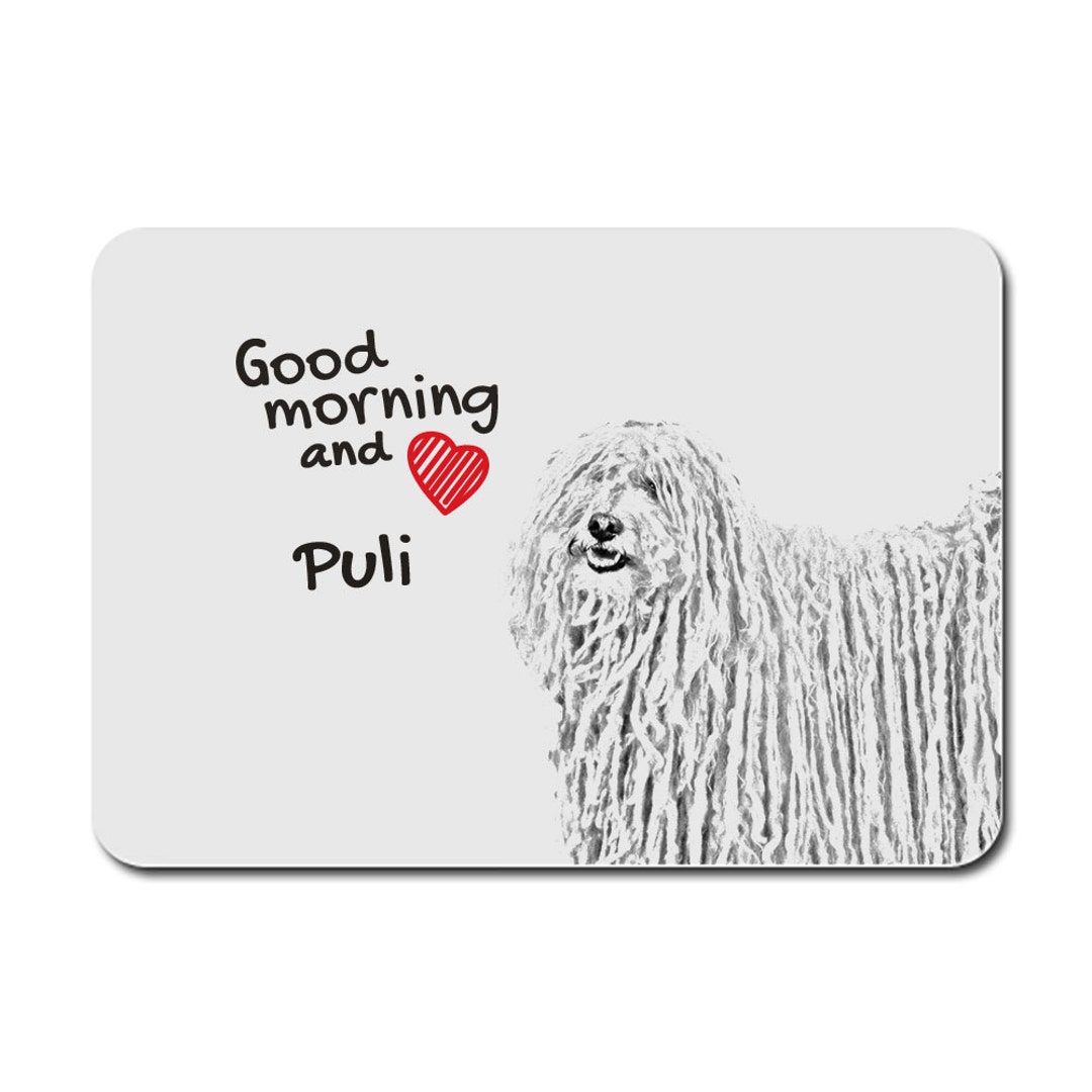 Puli , A Mouse Pad With the Image of a Dog. Collection! - Etsy