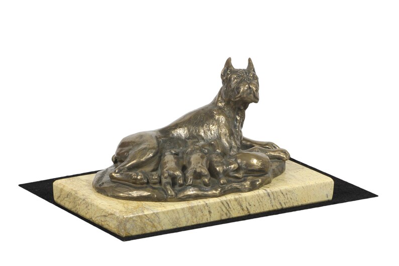 Boxer Dog Sand Marble Base Statue Limited Edition Artdog. | Etsy